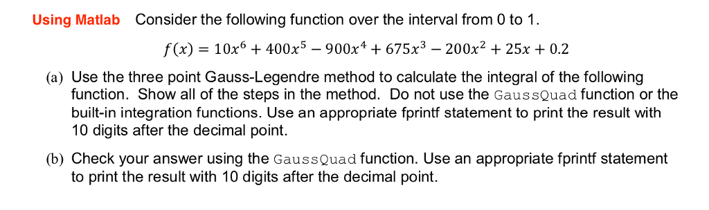 Oconsider The Function Given In Problem 1 Over The