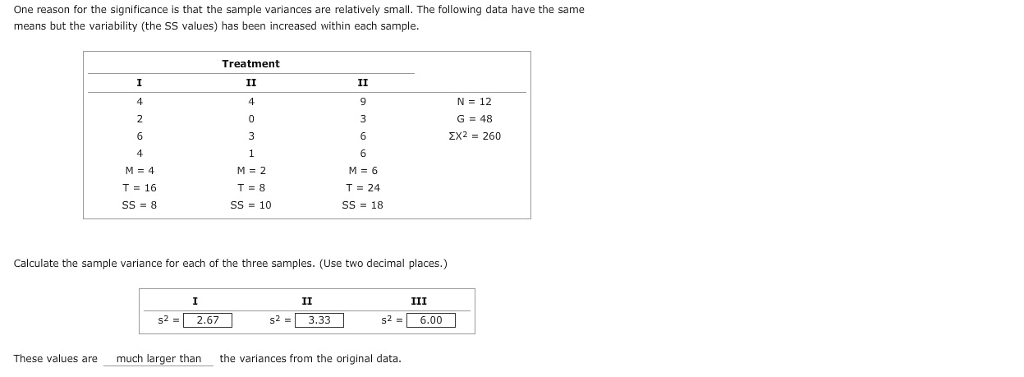 Solved One reason for the significance is that the sample | Chegg.com