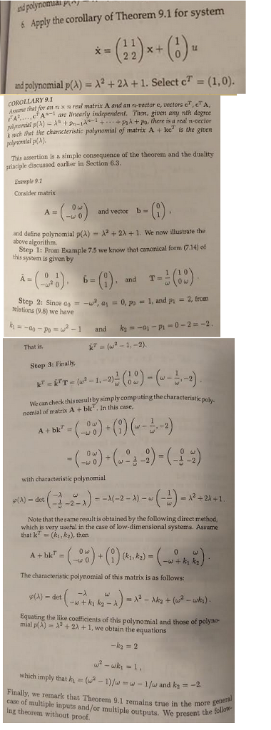 Solved p rnd polynomuau s Apply the corollary of Theorem 9.1 | Chegg.com