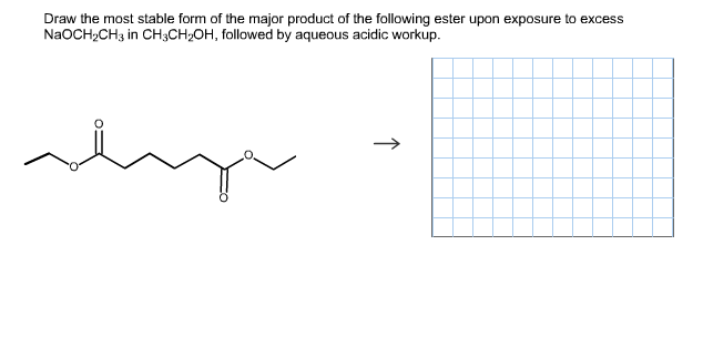 Solved Draw the most stable form of the major product of the | Chegg.com