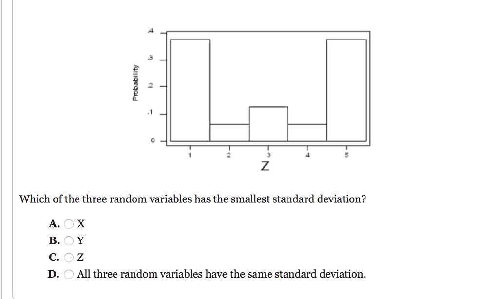 Solved Select one answer. The random variable X, | Chegg.com