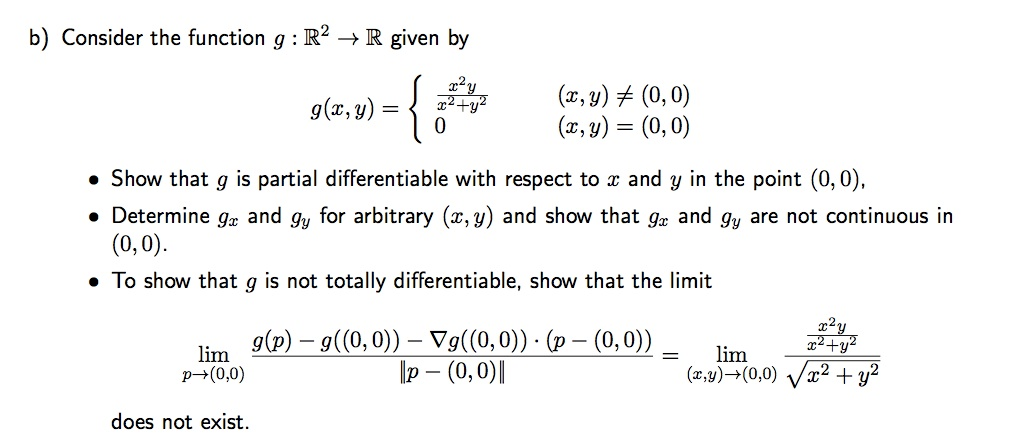 Solved Consider the function g : R2 rightarrow R given by | Chegg.com