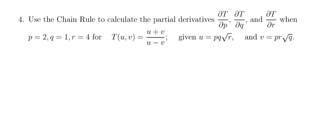 Solved Use the Chain Rule to calculate the partial | Chegg.com