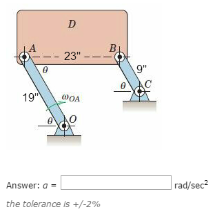 Solved Calculate the angular acceleration of the plate in | Chegg.com