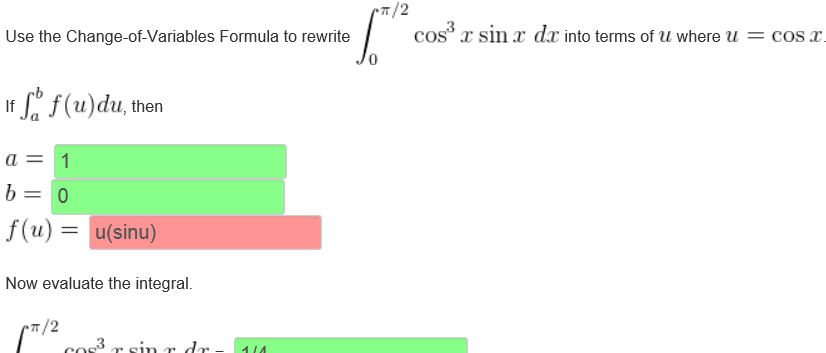Solved Use the Change-of-Variables Formula to rewrite | Chegg.com