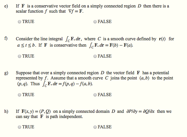 Solved If F is a conservative vector field on a simply | Chegg.com