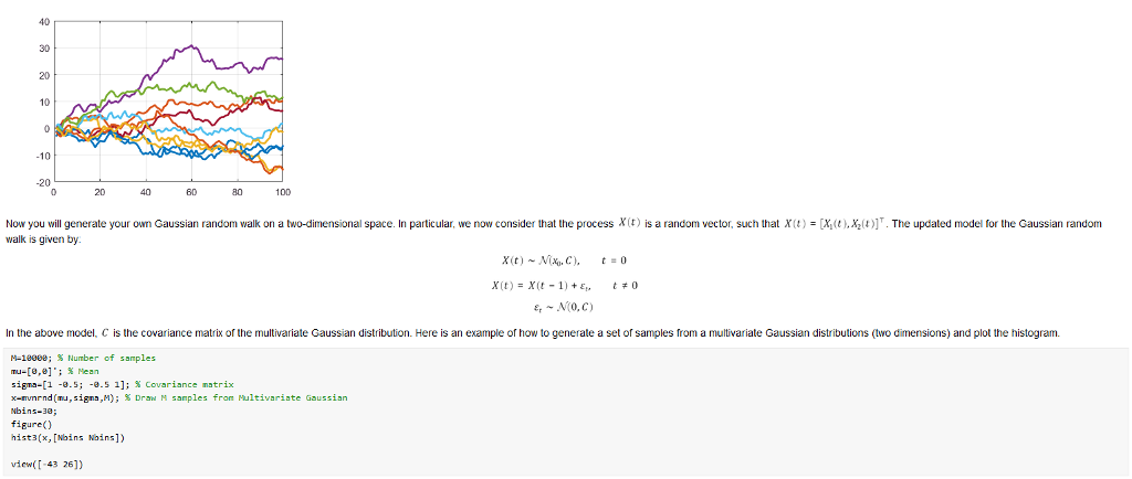 Part 2: Gaussian Random Walk For this task, we will | Chegg.com