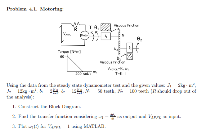 Solved Using the data from the steady state dynamometer test | Chegg.com