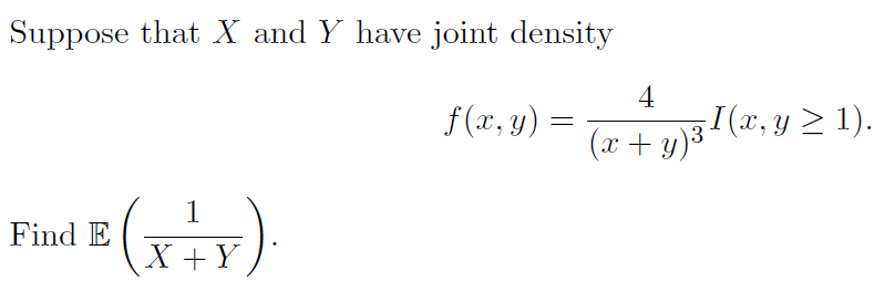 Solved Suppose that X and Y have joint density | Chegg.com