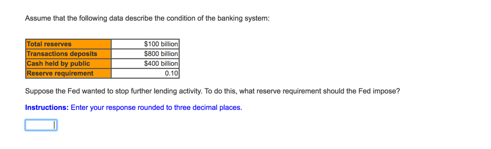 Solved Assume that the following data describe the condition | Chegg.com
