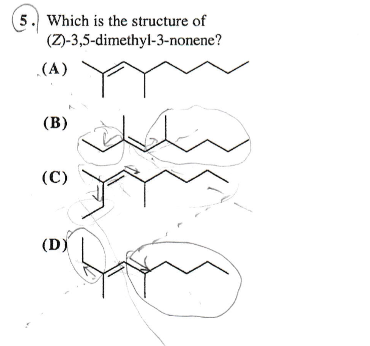 3 Nonene Structure