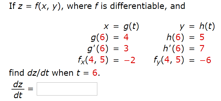 Solved If z = fx, y), where f is differentiable, and x = | Chegg.com