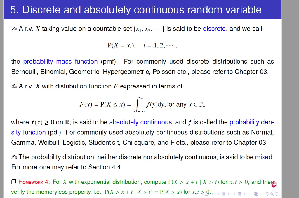 Solved A r.v. X taking value on a countable set {x_1, x_2, | Chegg.com