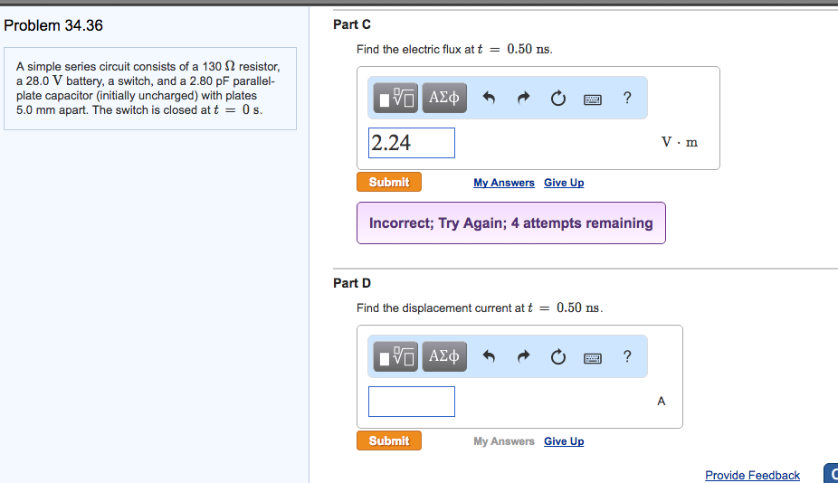 Solved A simple series circuit consists of a 130 Ohm | Chegg.com