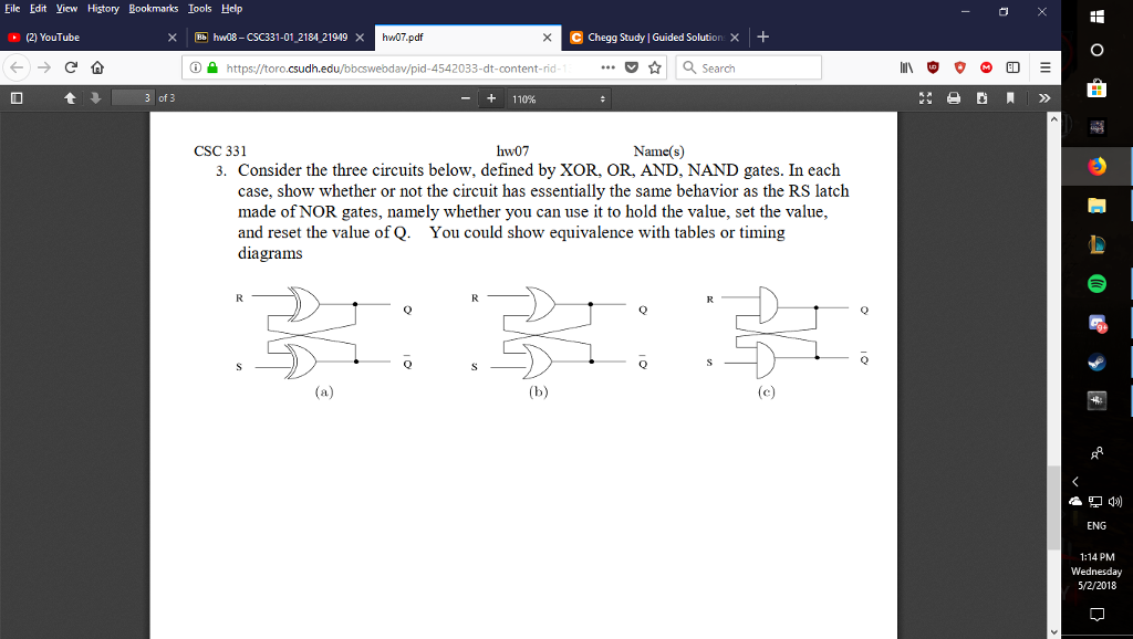 Computer Science Archive | May 02, 2018 | Chegg.com