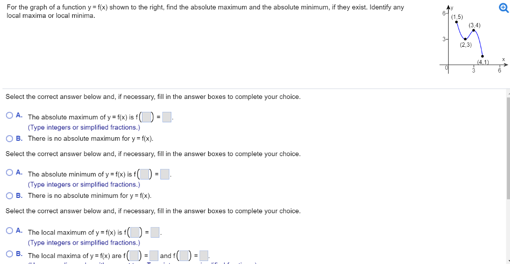 Solved For the graph of a function y=f(x) shown to the | Chegg.com