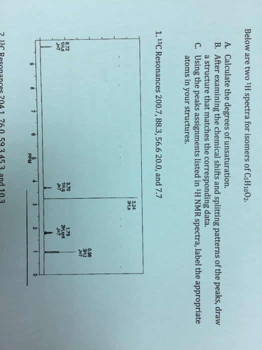 Solved Propose a structure, and label the proton NMR with | Chegg.com