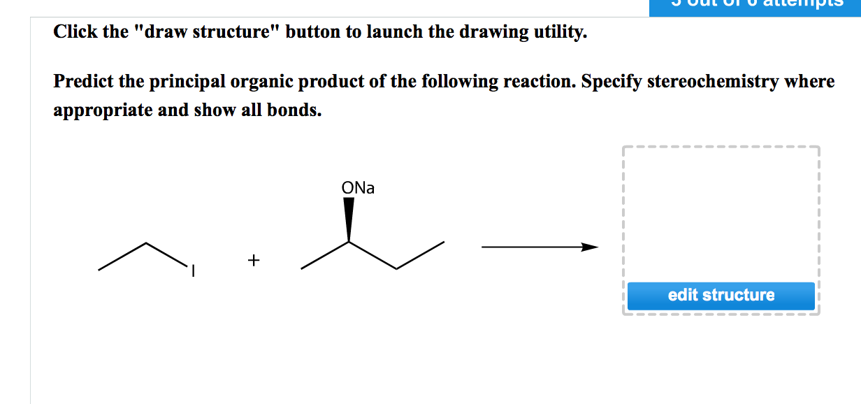Solved Click the "draw structure" button to launch the | Chegg.com