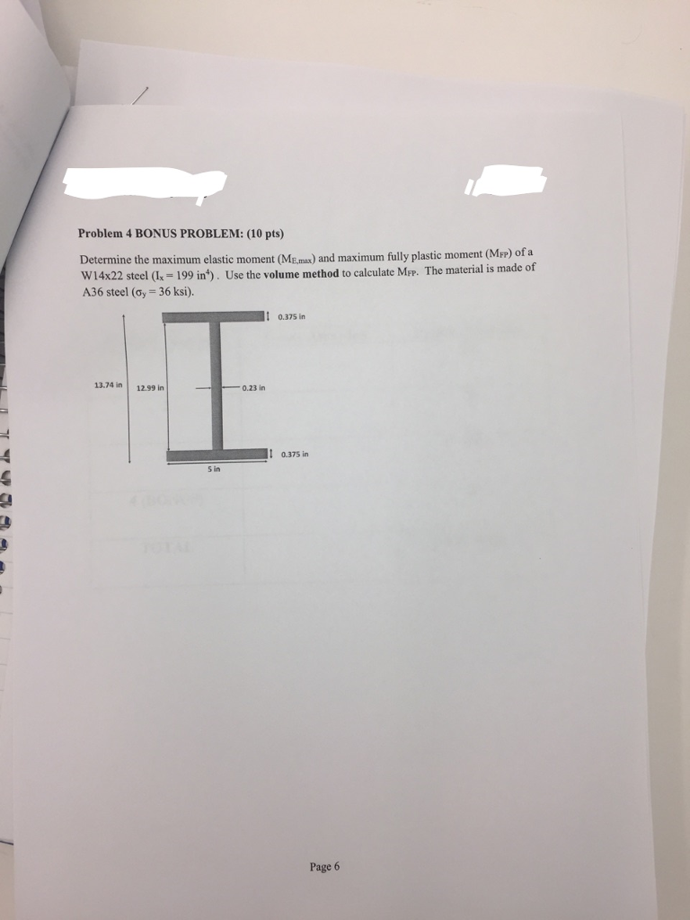 Solved Determine the maximum elastic moment (ME,max) and | Chegg.com