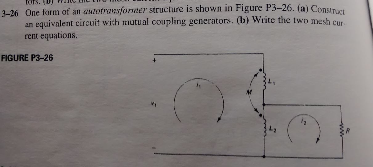 Solved One form of an autotransformer structure is shown in | Chegg.com
