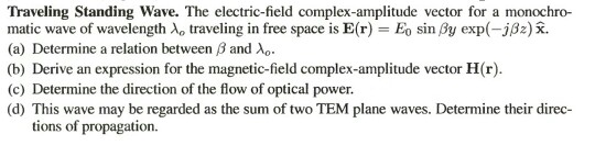 Solved EM wave | Chegg.com