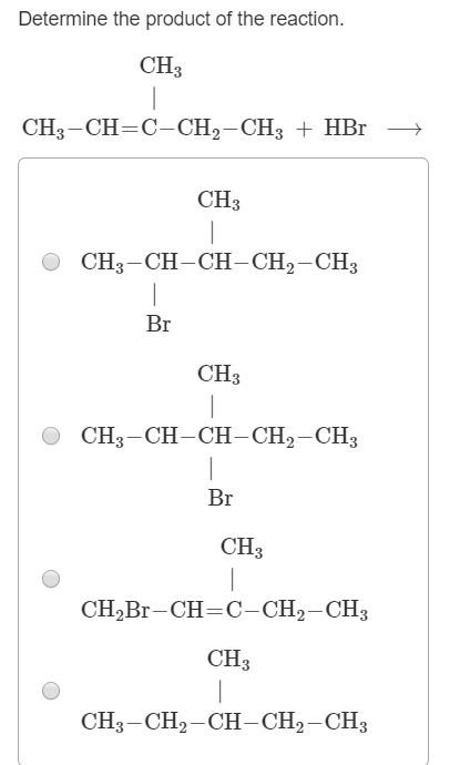 Solved Part A Determine the product of the reaction Cl CH3 | Chegg.com