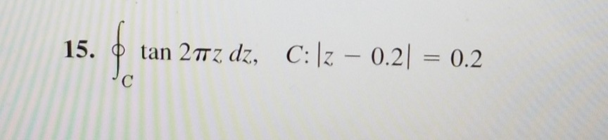 Solved 14-25RESIDUE INTEGRATION Evaluate (counterclockwise). | Chegg.com
