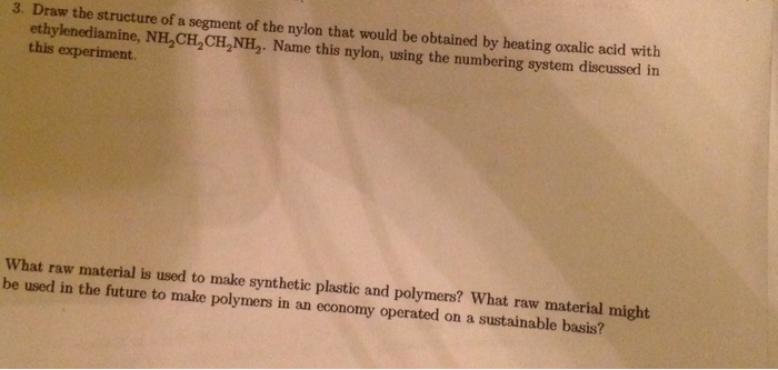 Draw The Structure Of Nylon In Block Diagram Format Moderato