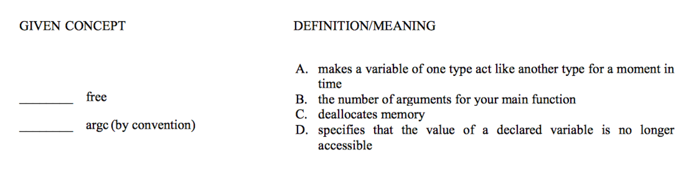 Solved It's C language problem | Chegg.com