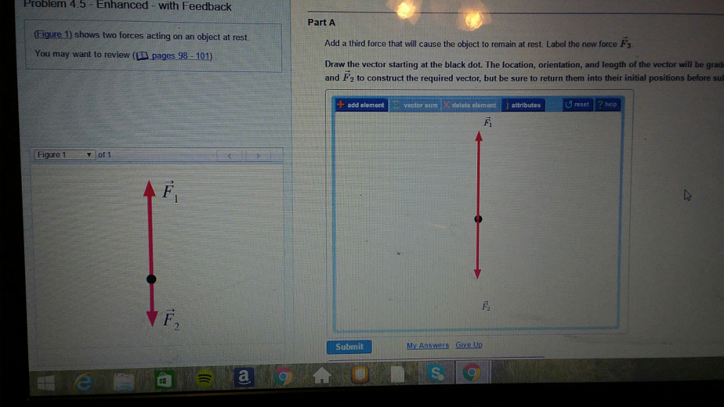 Solved Add a third force that will cause the object to | Chegg.com