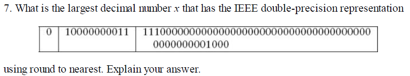 What is the largest decimal number x that has the | Chegg.com
