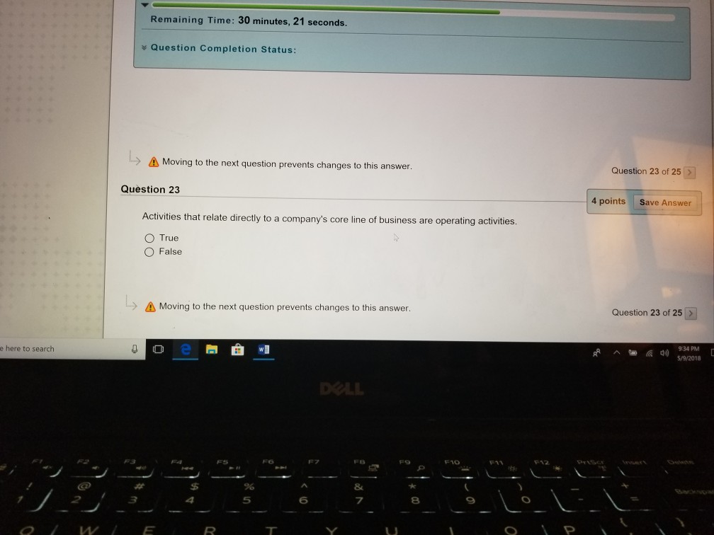 Solved Remaining Time: 1 mihutés, 2 secns Question | Chegg.com