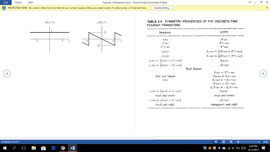 Solved FILE TOOLS VIEV Tutorial 5 (Protected View) - Word | Chegg.com