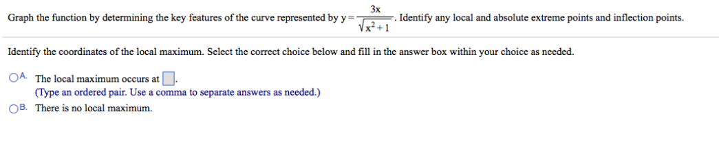 Solved Graph the function by determining the key features of | Chegg.com