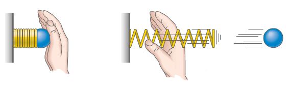 Solved The projectile launcher which we used in lab | Chegg.com