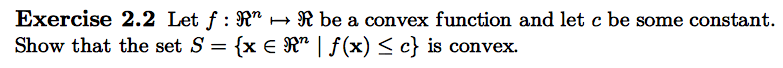 Solved Exercise 2.2 Let f :R^n -- > R be a convex function | Chegg.com