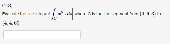 Solved Evaluate the line integral integral_C x^5 z ds, where | Chegg.com