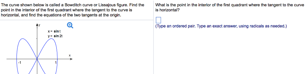 Solved The curve shown below is called a Bowditch curve or | Chegg.com