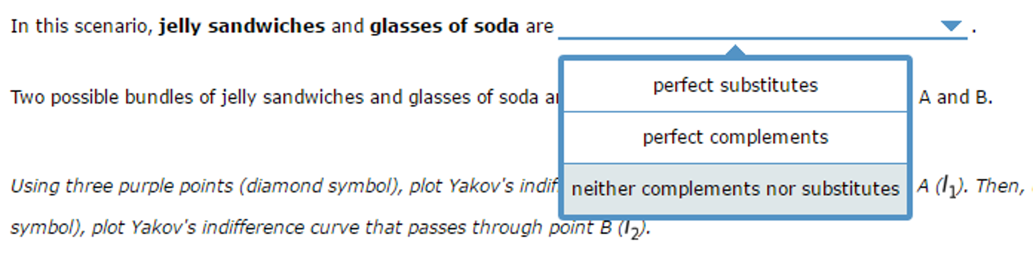 Solved 5. Complements and substitutes The options are the | Chegg.com