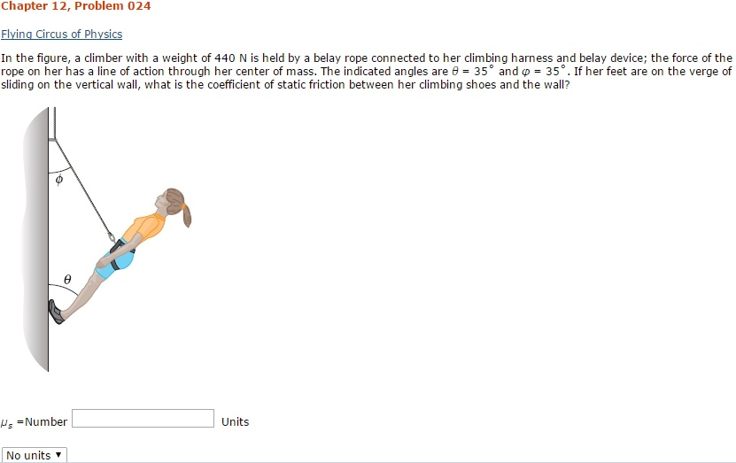 Solved Chapter 12, Problem 024 in In the figure, a climber | Chegg.com