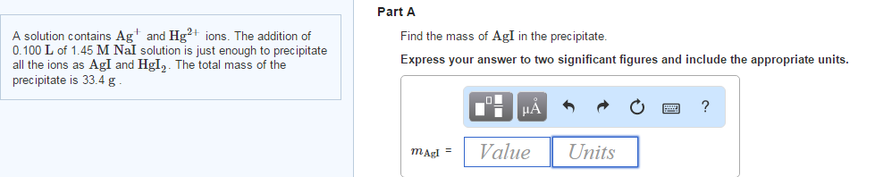 Solved A solution contains Ag^+ and Hg^2+ ions . The | Chegg.com