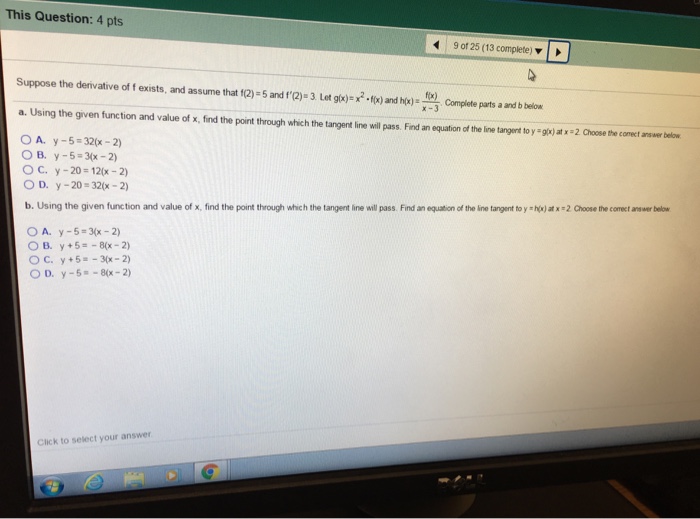 Solved Suppose The Derivative Of F Exists And Assume That