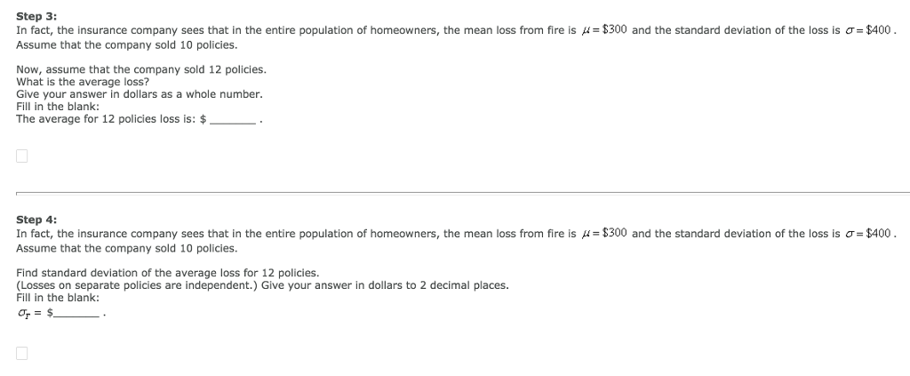 Solved 14 Step 1: The rules for means and variances allow | Chegg.com