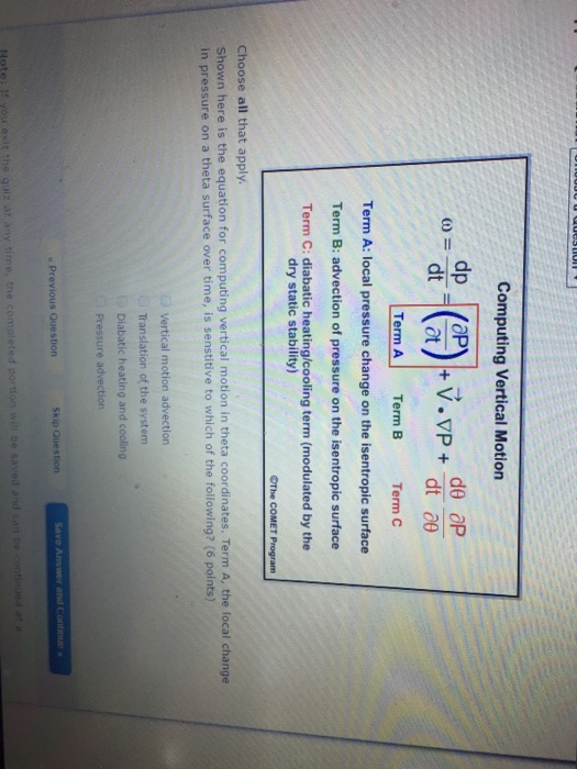 Solved Shown here is the equation for computing vertical | Chegg.com