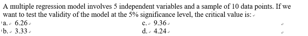 Solved Suppose a multiple regression analysis involving 25 | Chegg.com