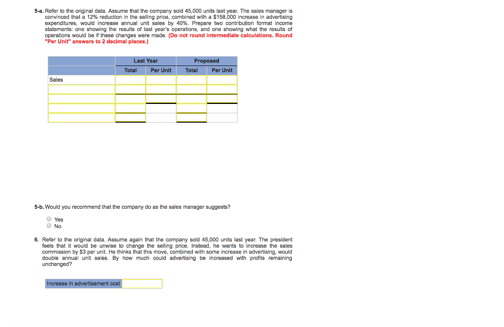 Solved 4. 10.00 points Problem 8-1 Performing Basic CVP | Chegg.com