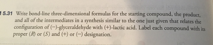 Write bond-line three-dimensional formulas for the | Chegg.com