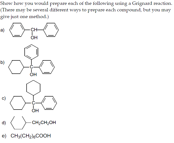 Solved Show how you would prepare each of the following | Chegg.com
