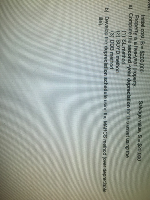 Solved Compute the second -year depreciation for this asset | Chegg.com