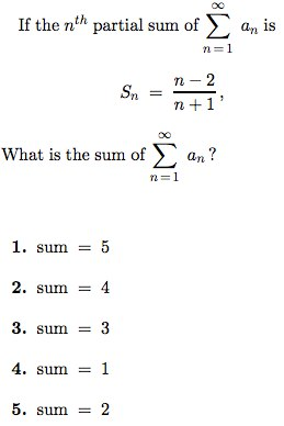 Solved If the nth partial sum of is Sn = n - 2/n + 1, | Chegg.com